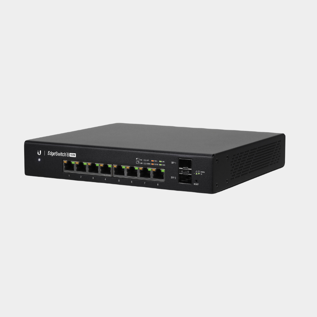 Ubiquiti EdgeSwitch ES-8XP 8 Port XP Gigabit 150W PoE Pro Switch ("For ...