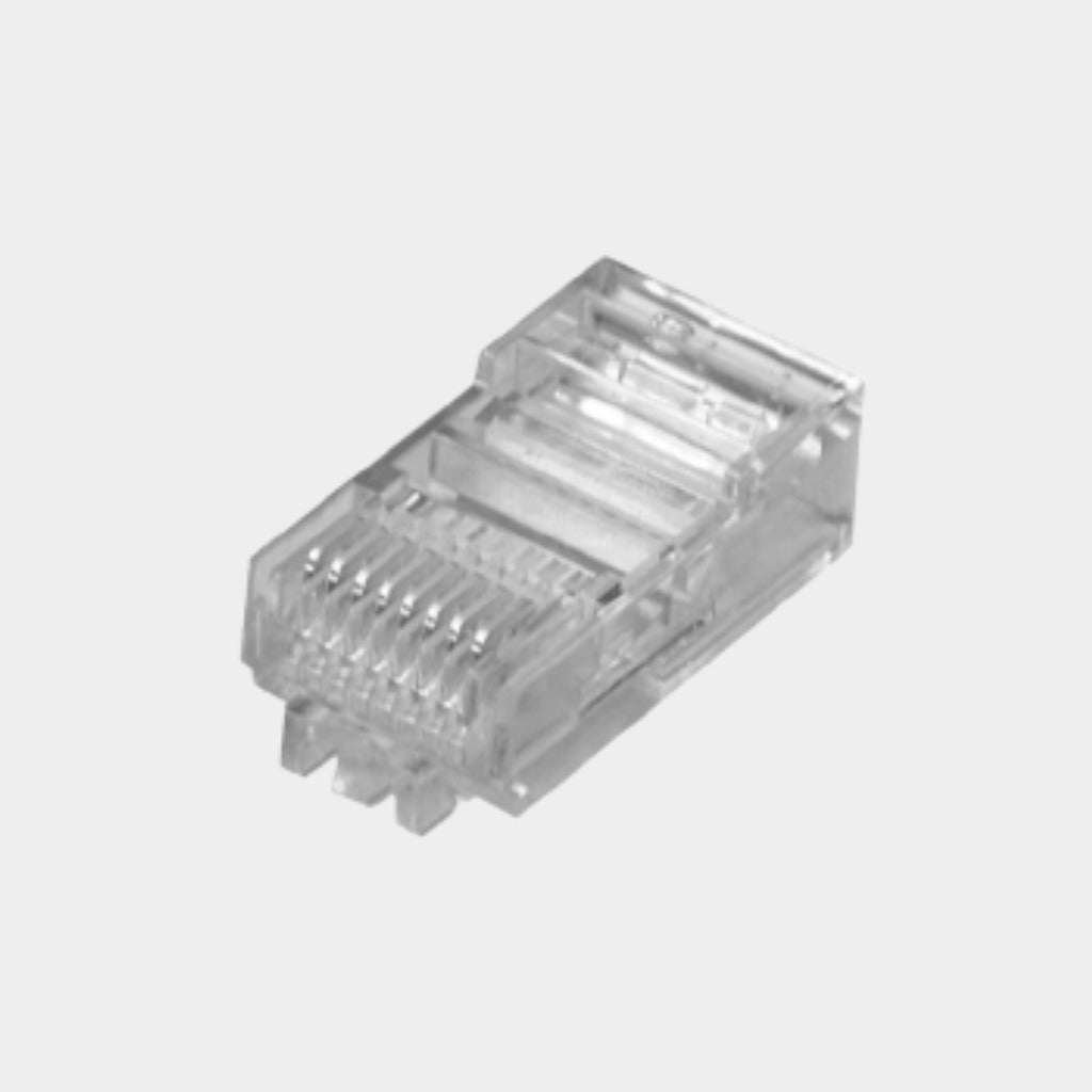 Commscope Modular Plug Kit, 8P/8C, unshielded, flat oval, 2.54 x 8.89 ...